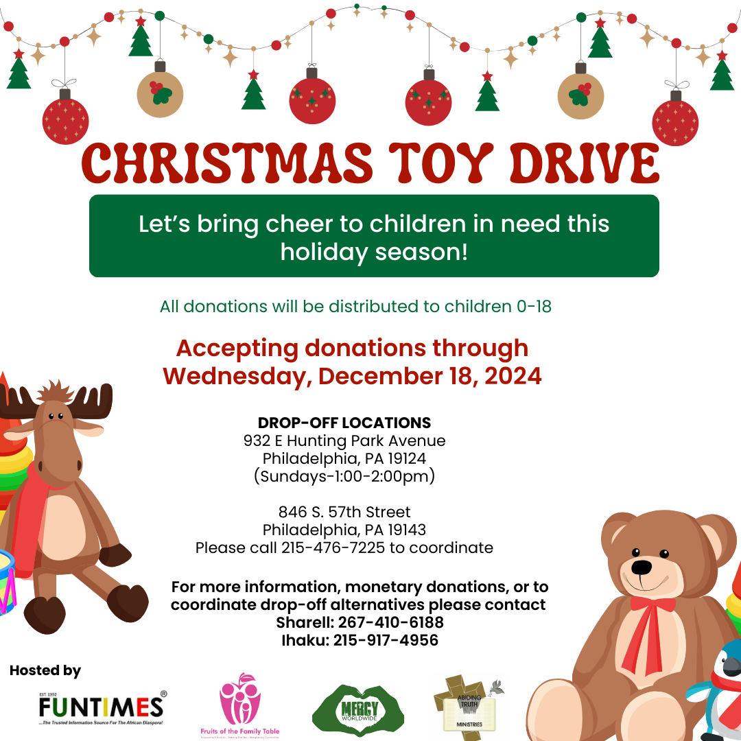 Annual Christmas Toy Drive & Giveaway - FunTimes Magazine