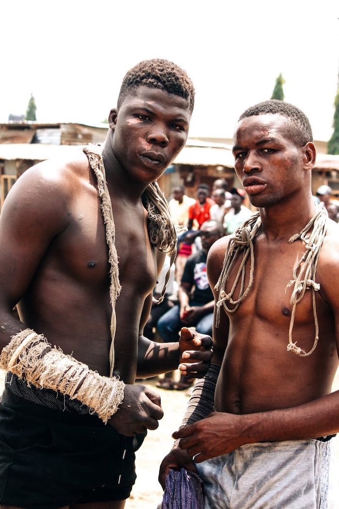 Dambe, the African combat sport tied to historical warfare, known for ...