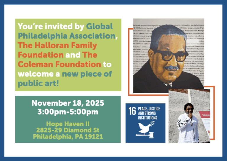 SDG #16 Peace Justice and Strong Institutions Mural Reinstallation ...